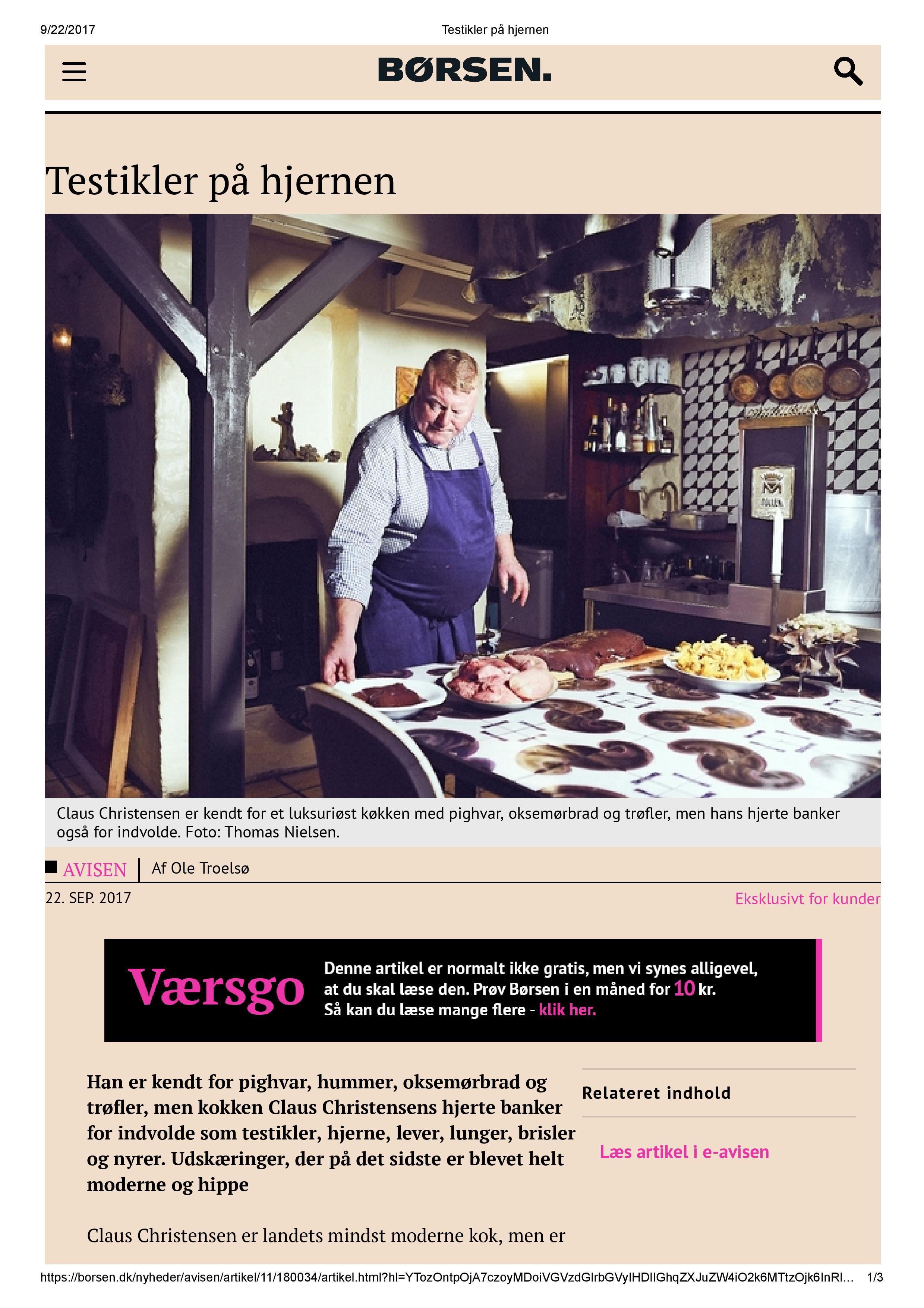 Testikler på Hjernen: Dagens Børsen om Den Røde – Den Røde